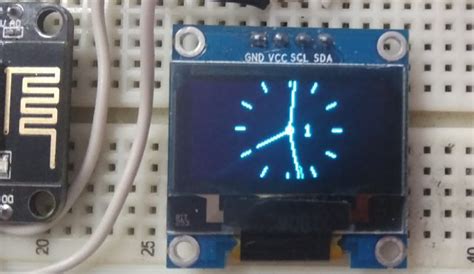 IOT Based Analog Digital OLED Clock Using NodeMCU