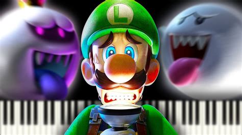 Luigis Mansion Theme Piano Tutorial Youtube