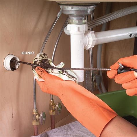 How To Clean And Unclog A Kitchen Sink Drain Kitchen Sink Clogged