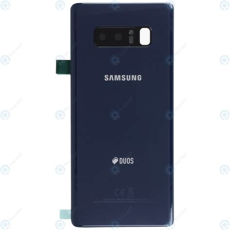Samsung Galaxy Note 8 Sm N950f Battery Cover With Duos Logo Blue Gh82