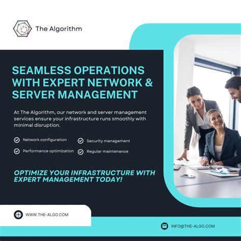 Networkmanagement Servermanagement Cloudinfrastructure The Algorithm
