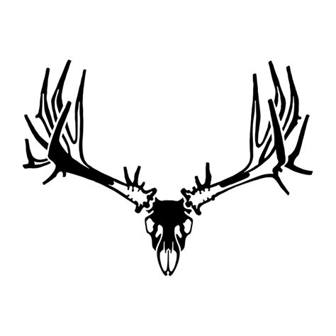 Deer Skull Silhouette At Getdrawings Free Download