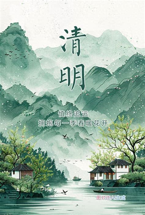 今日清明气清景明万物显 自然界 节气 人们