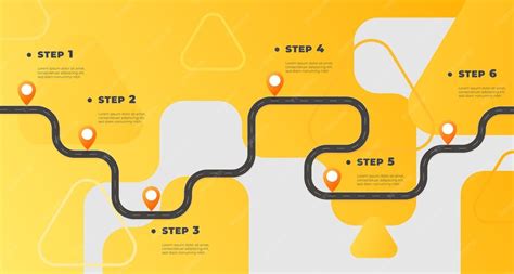 Premium Vector Timeline With Execution Points Workflow Infographics