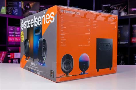 SteelSeries Arena Illuminated Gaming Speakers 2 Way Speaker Design