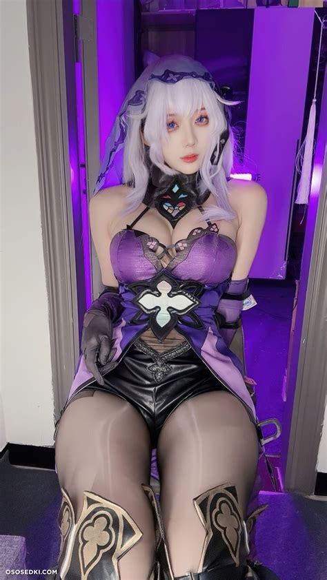 Black Swan Honkai Star Rail Naked Cosplay Asian Photos