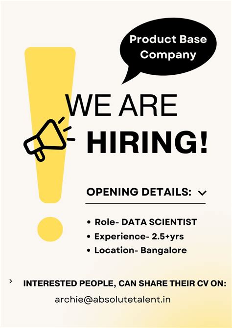 Archie Panwar On Linkedin Hiring Datascience Bangalorejobs Productbasedcompany