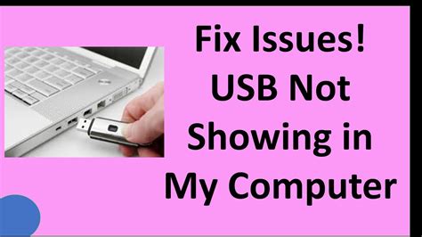 Usb Detected But Not Showing Up Windows Vteach Youtube