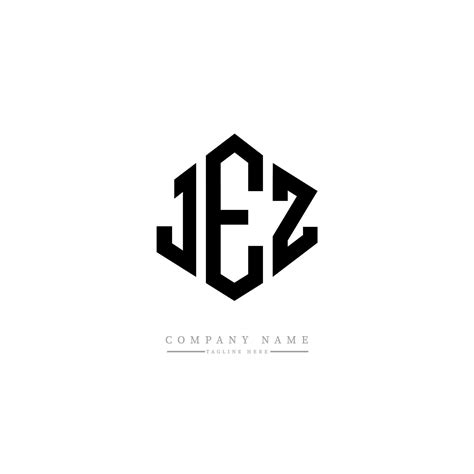 Jez Letter Logo Design With Polygon Shape Jez Polygon And Cube Shape Logo Design Jez Hexagon