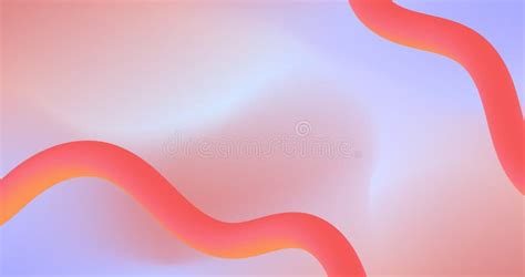 Pink And Light Purple Gradient Abstract Background With Wavy Lines Vector Stock Illustration