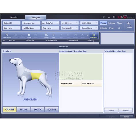 Portable Veterinary Digital X Ray DR Shinova Vet Veterinary Endoscope
