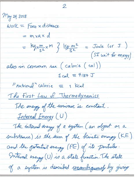 CHEM 1010 Lecture 11 May 24 Notes OneClass