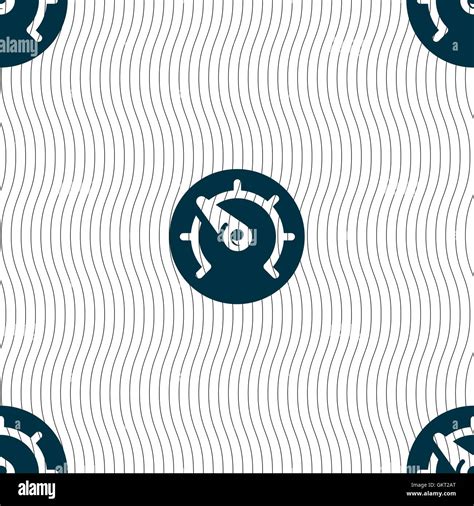 Speed Speedometer Icon Sign Seamless Pattern With Geometric Texture Vector Stock Vector Image