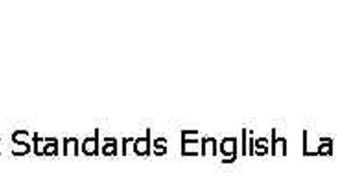 Grade 4 California Content Standards English Language Arts Benchmark