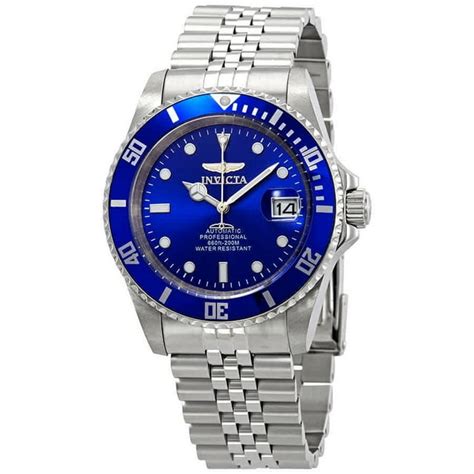 Invicta Pro Diver Automatic Blue Dial Stainless Steel Mens Watch 29179