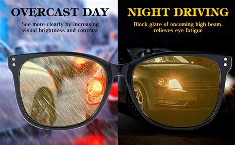Ignaef Anti Glare Night Vision Driving Glasses For Womens Polarized