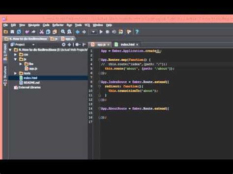 Mastering Ember Js 9 How To Do Redirections Video Lecture Build Web Applications Ember Js