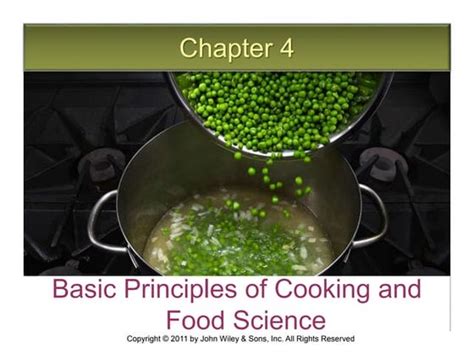 Basic Cooking Principles Ppt Cooking Food And Drink