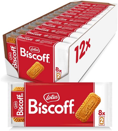 Lotus Biscoff Caramelized Biscuit Cookies 2 Cookies X 8 Pack Of