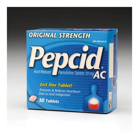 Pepcid Ac Tabs 10mg 30box Top Hospital Supplies