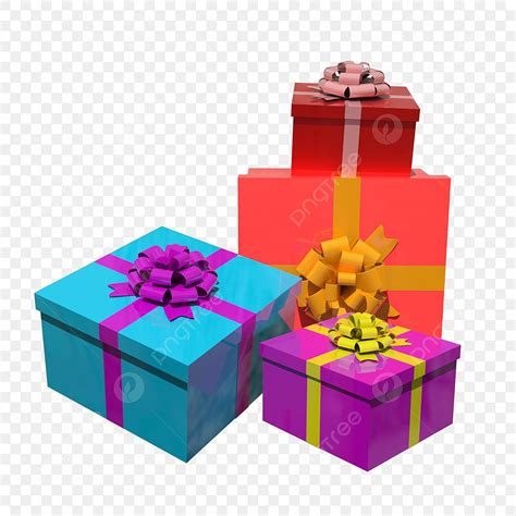 빨간색 선물 일러스트 상자 C4d 핑크 선물 상자 활 핑크 선물 상자 Png 일러스트 및 Psd 이미지 무료 다운로드 Pngtree