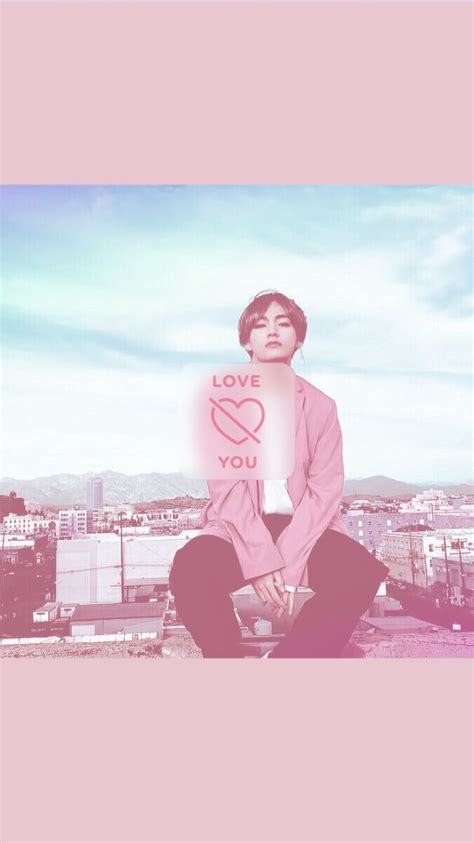 Taehyung Bts Rose Pink No Love Taehyung And Rosé Taehyung Art