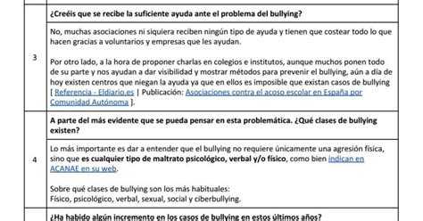Preguntas Bullying Para Una Encuesta Ejemplos