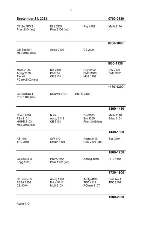 Tentative Schedule Of Prelim Exam 1st Semester 2023 2024 Central