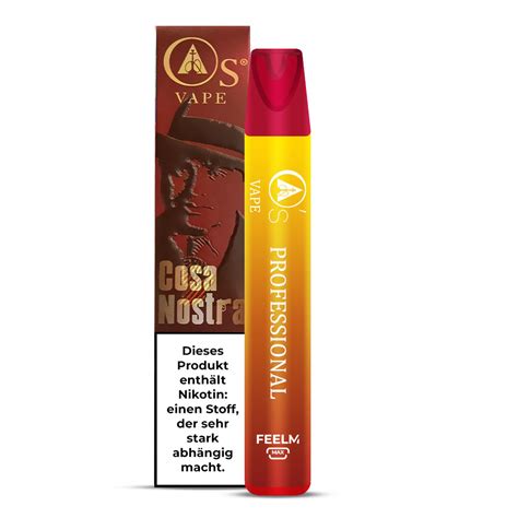 Os Tobacco Vape Einweg E Shisha E Zigarette Mit Nikotin Cosa