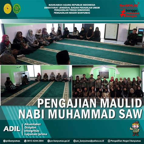 Pengajian Dalam Rangka Menyambut Maulid Nabi Muhammad SAW Pengadilan