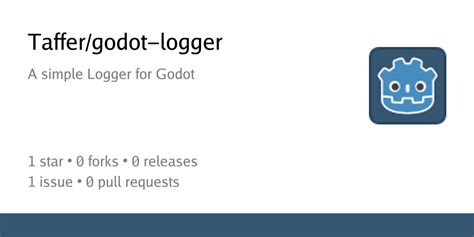 Taffergodot Logger Moved To Worktreecataffergodot Logger A Simple Logger For