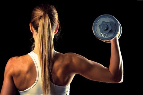 Workout Exercise Dumbbells Gym Girl Motivation Sportswear