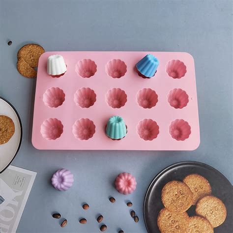 Badu Bg Нова силиконова малка форма за торта Luli с 15 връзки форма за шоколадова торта