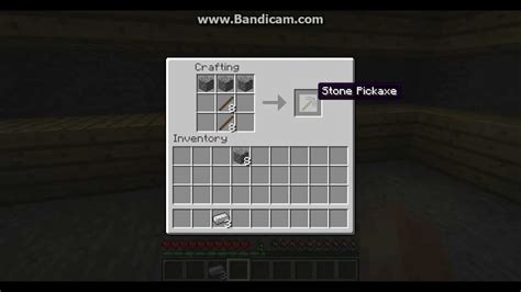 Minecraft How To Make A Pickaxe Axe Shovel Sword And Hoe Simple