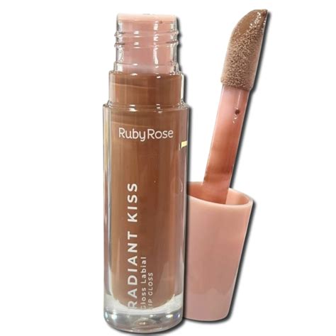 Gloss Labial Radiant Kiss Ruby Rose Cor Rk60 Tudo De Maquiagem