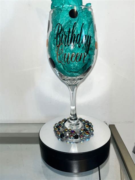 Birthday Queen Wine Glass Ebay Birthday Queen Wine Glass Queen