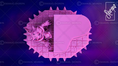 Bowser Peaches Piano 3d Model 3d Printable Cgtrader