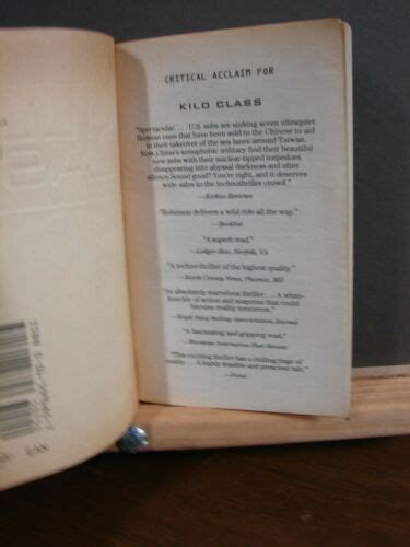 Kilo Class By Patrick Robinson 1999 Suspense Paperback 5115