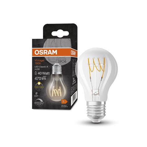Osram Classic Led Bulb E W Filament Dim Lights Ie