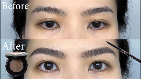 How I Shape And Fill In My Eyebrows With Brow Pencil And Brow Powder