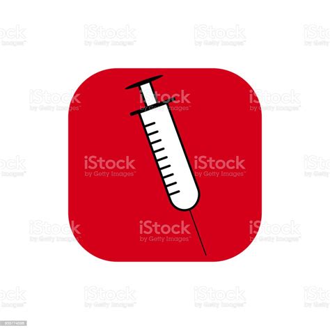 帶有注射器的圖示向量圖形及更多上癮圖片 上癮 健保和醫療 分析 Istock