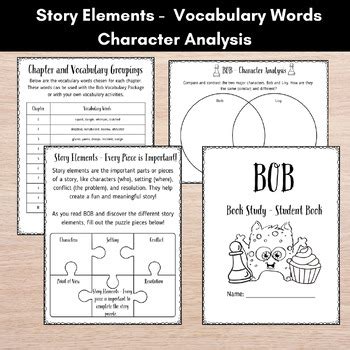 Bob Read Aloud Guide Comprehension Vocabulary Morphology BUNDLE