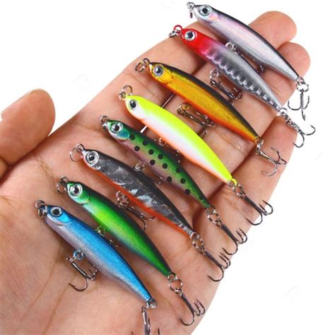 Adet Batan Kalem Bal K L K Cazibesi Wobblers Cm G Mini Yapay Metal
