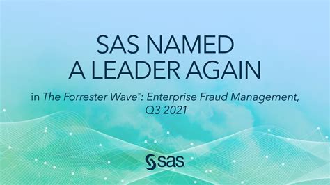 Sas On Linkedin We Are Thrilled To Share That Sas Has Been Named A