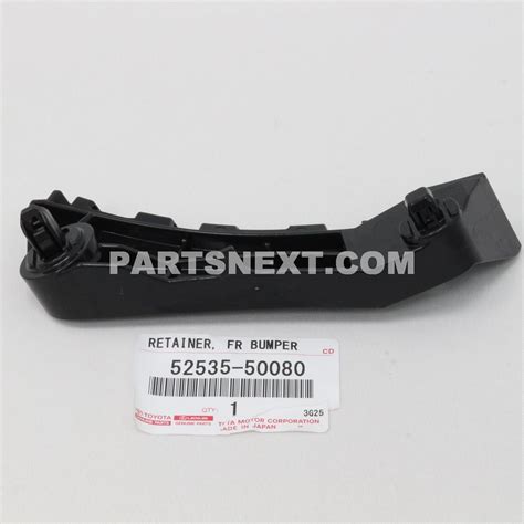 Toyota 52535 50080 Retainer Front Bumper Side Rh