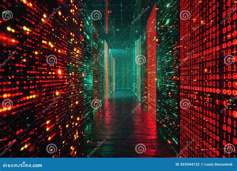 Intricate Binary Code Matrix Stock Illustration Illustration Of Patterns Complex 303944132