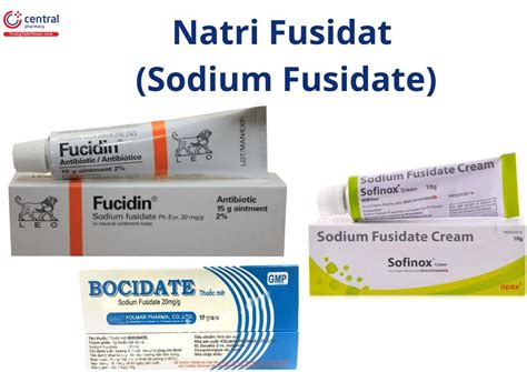 Natri Fusidat Sodium Fusidate Kháng Sinh Dùng Ngoài Da Hiệu Quả