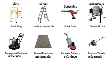 เครื่องมือช่าง ภาษาอังกฤษ