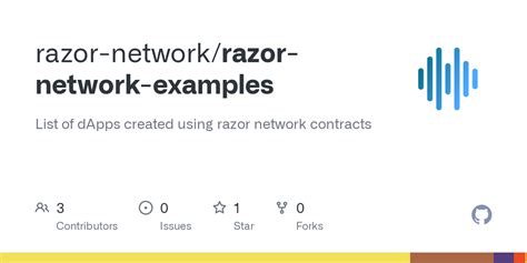 Github Razor Networkrazor Network Examples List Of Dapps Created Using Razor Network Contracts