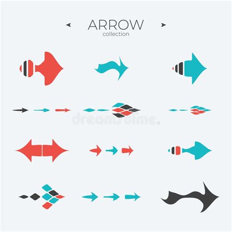 line arrow icon set line icons collection modern vector symbols